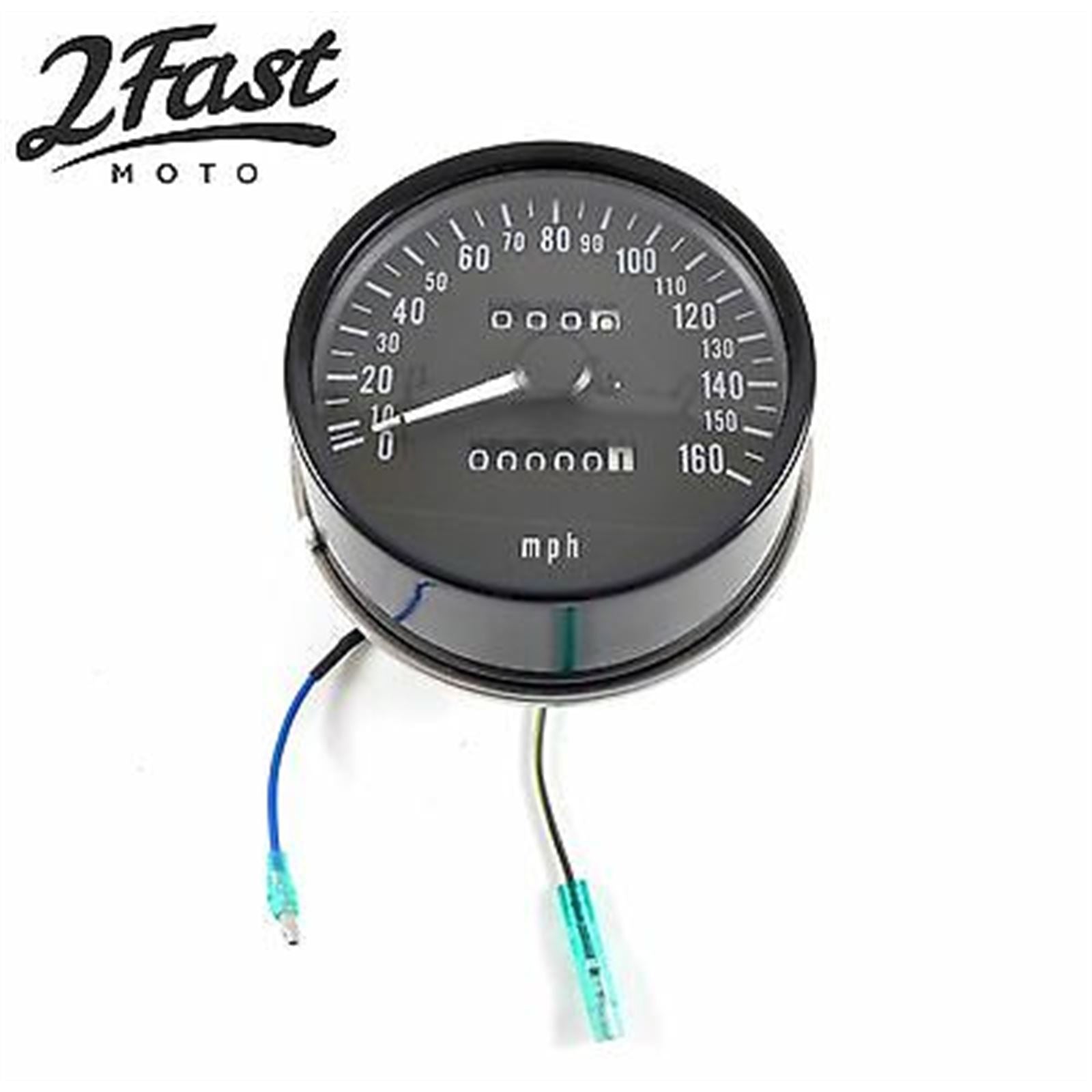 2FastMoto Speedometer Assembly Replacement - 0-160 MPH For Kawasaki [M ...