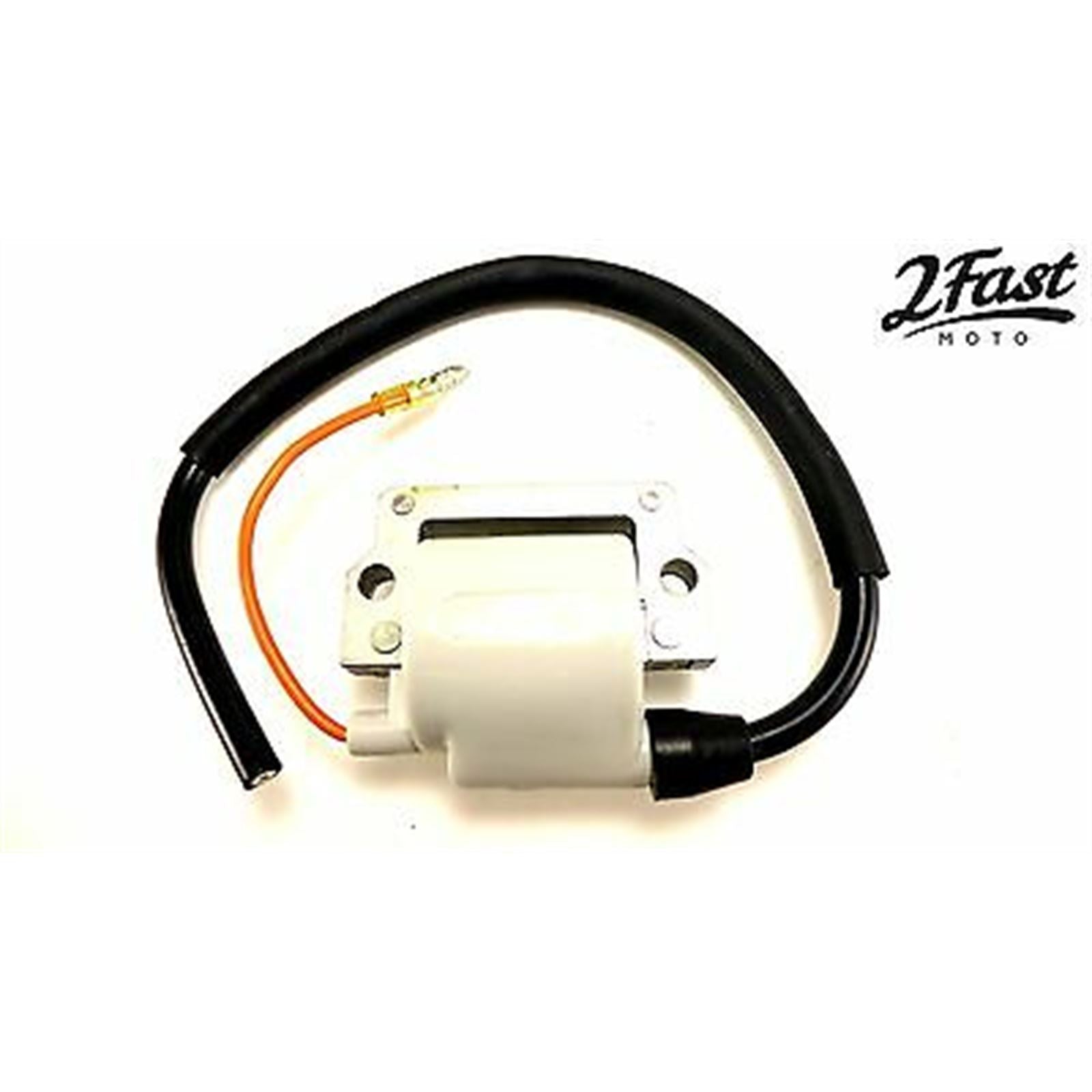 2FastMoto 6V - 12V Ignition Coil for Points or CDI Ignition for Yamaha ...