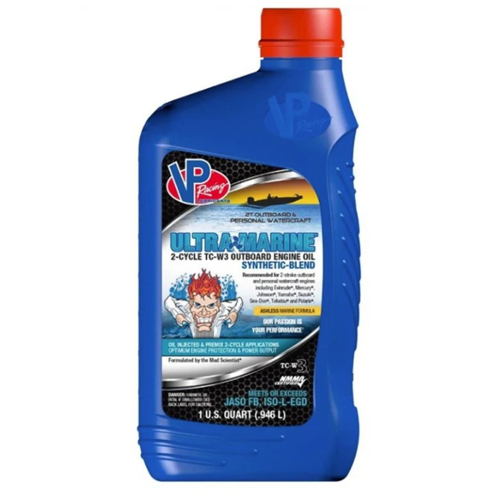 VP Racing 2 stroke Ultra Marine TC-W3 Synthetic Blend Oil 1Qt 4pk [MPN ...